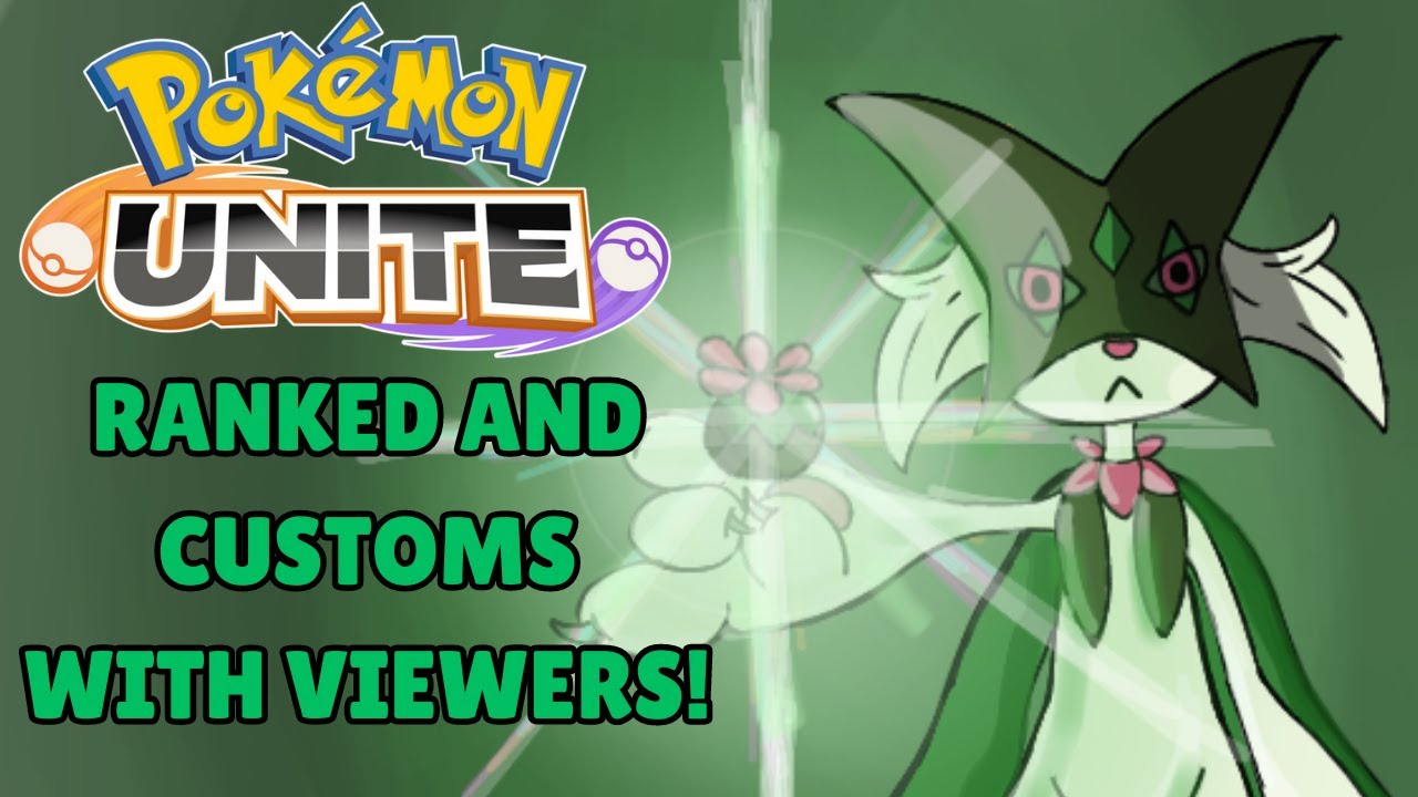 🔴LIVE Pokemon Unite | Ranked and Customs with Viewers! | Imaginary ...