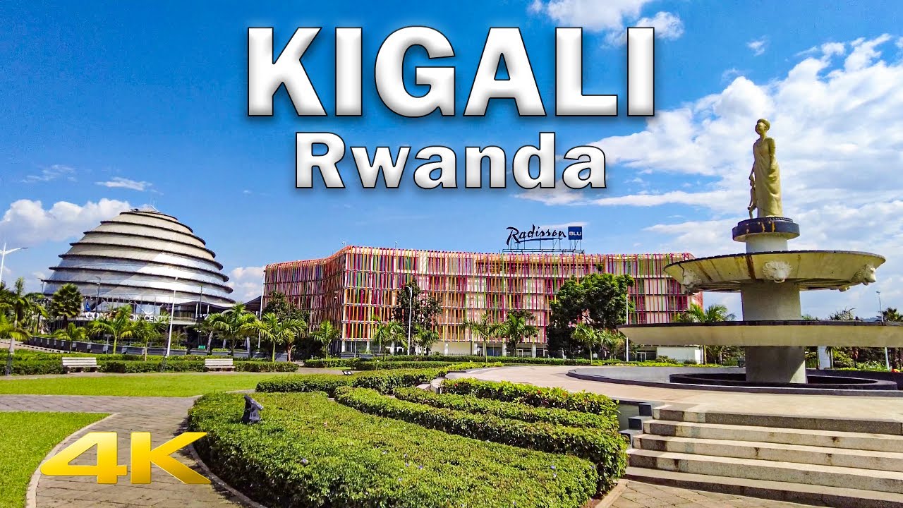 This is Clean Africa: Kigali Heights to the Bar Area of Kigali【4K ...