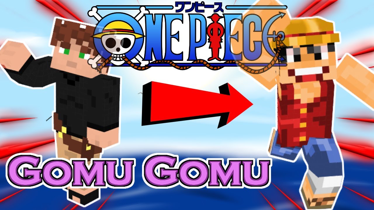 I became Luffy in Minecraft! One Piece Minecraft Mod! - YouTube