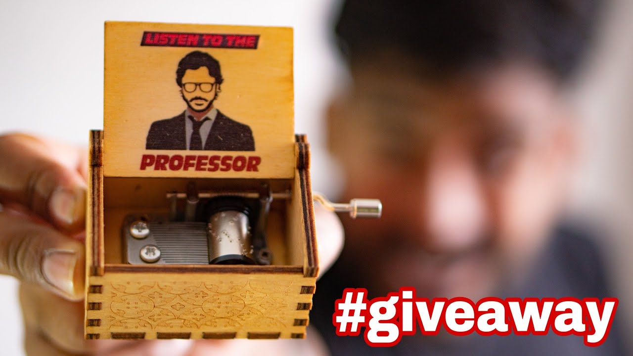 MONEY HEIST MUSIC BOX #giveaway - YouTube