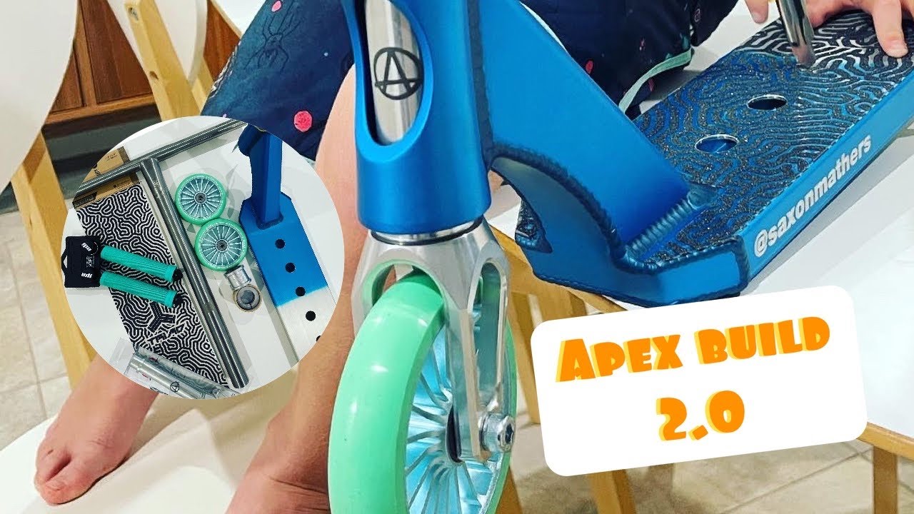 Apex I.D Custom Scooter Build 2.0 - Super Light at 2.7kg - YouTube