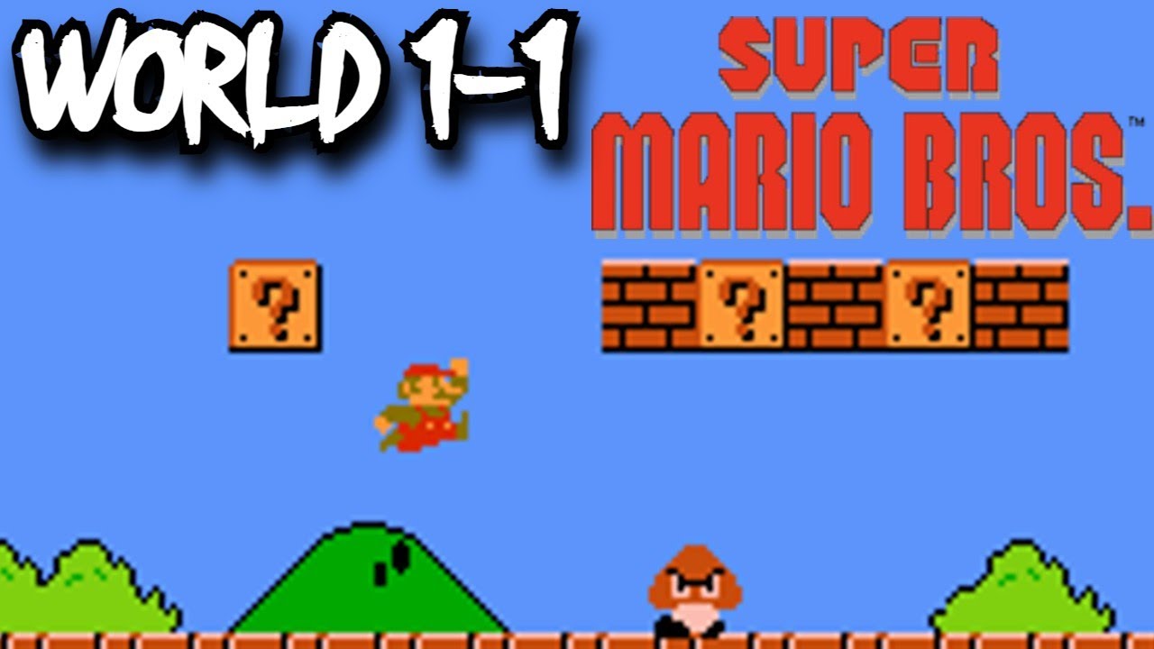 Super Mario Bros (NES) World 1-1 Gameplay (No Commentary) - YouTube