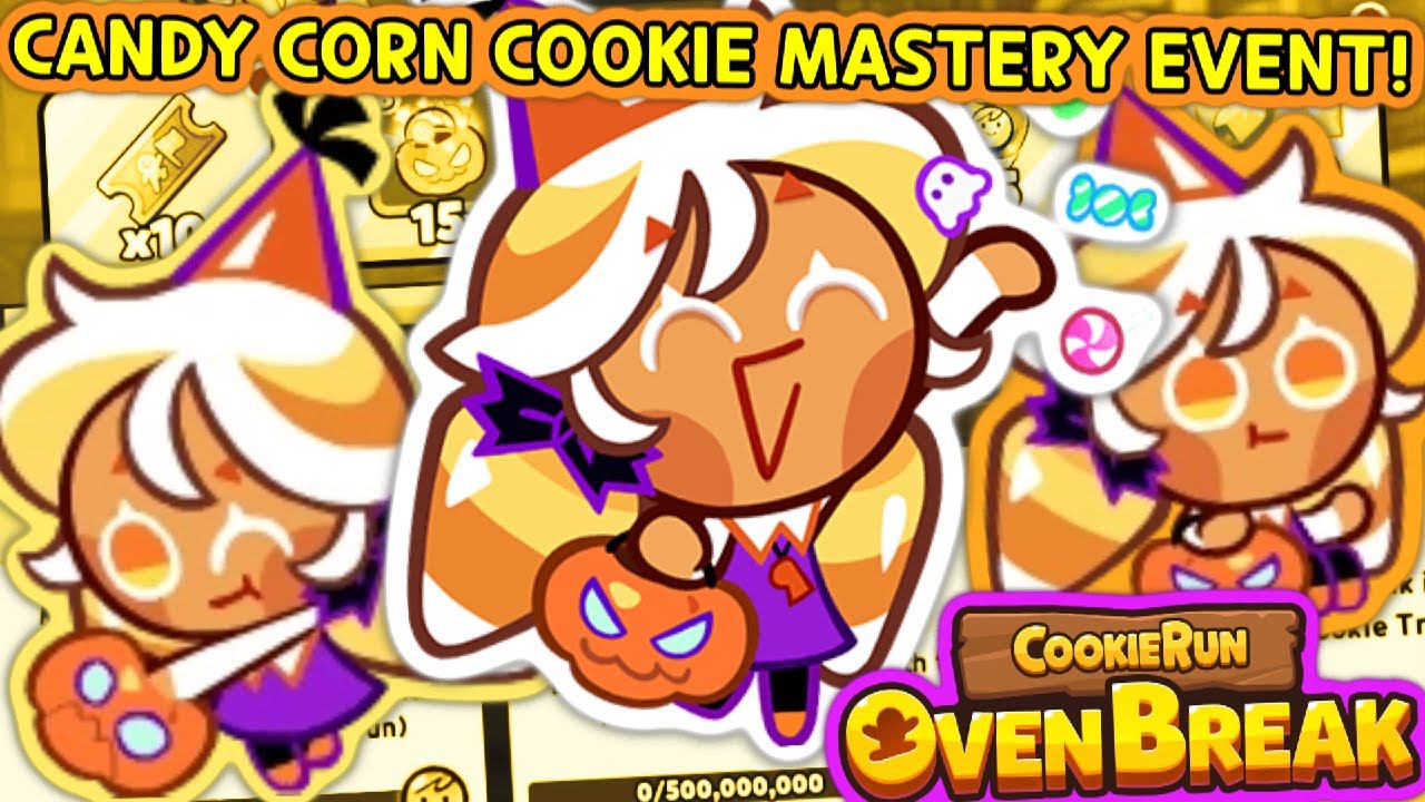 CANDY CORN COOKIE MASTERY EVENT! (Cookie Run: OvenBreak) - YouTube