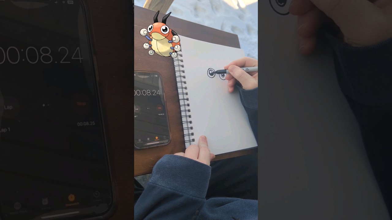 Trying to draw the Pokémon, Ledyba, in 30 seconds #Pokemon #ledyba ...