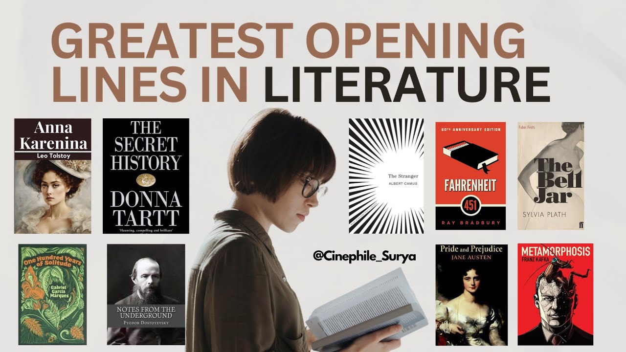 9 Greatest Opening Lines in Literature History - YouTube