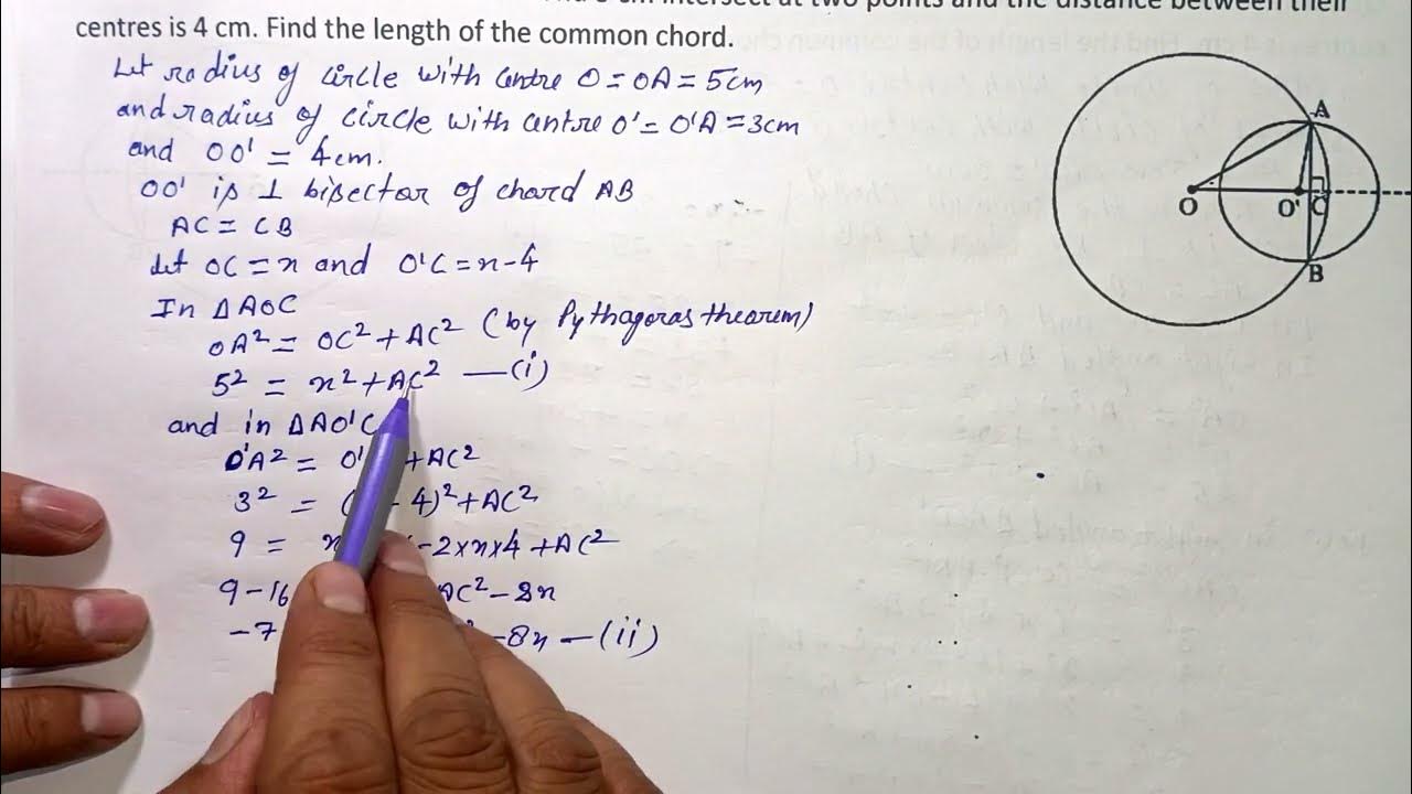 Question 1 | Exercise 9.2 | Chapter 9 Circle | Class 9th Maths | NCERT SOLUTIONS 2023-2024 - YouTube