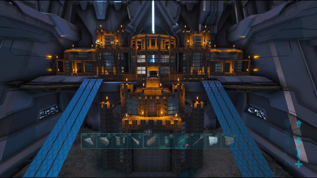 Ark Gen2 - Castle-Like Base (Speed Build) - YouTube