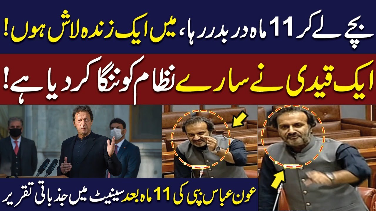 Aoun Abbas Bappi Emotional Speech in Senate Session| Big statement ...