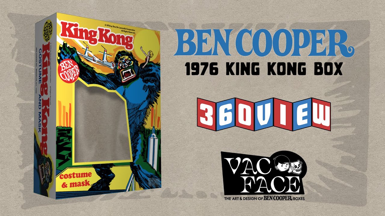 Ben Cooper 1976 King Kong Box - 360 View - VacFace Library - YouTube