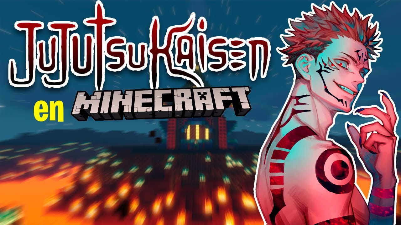 Como ser Sukuna en MINECRAFT!! || JUJUTSU KAISEN MOD - YouTube