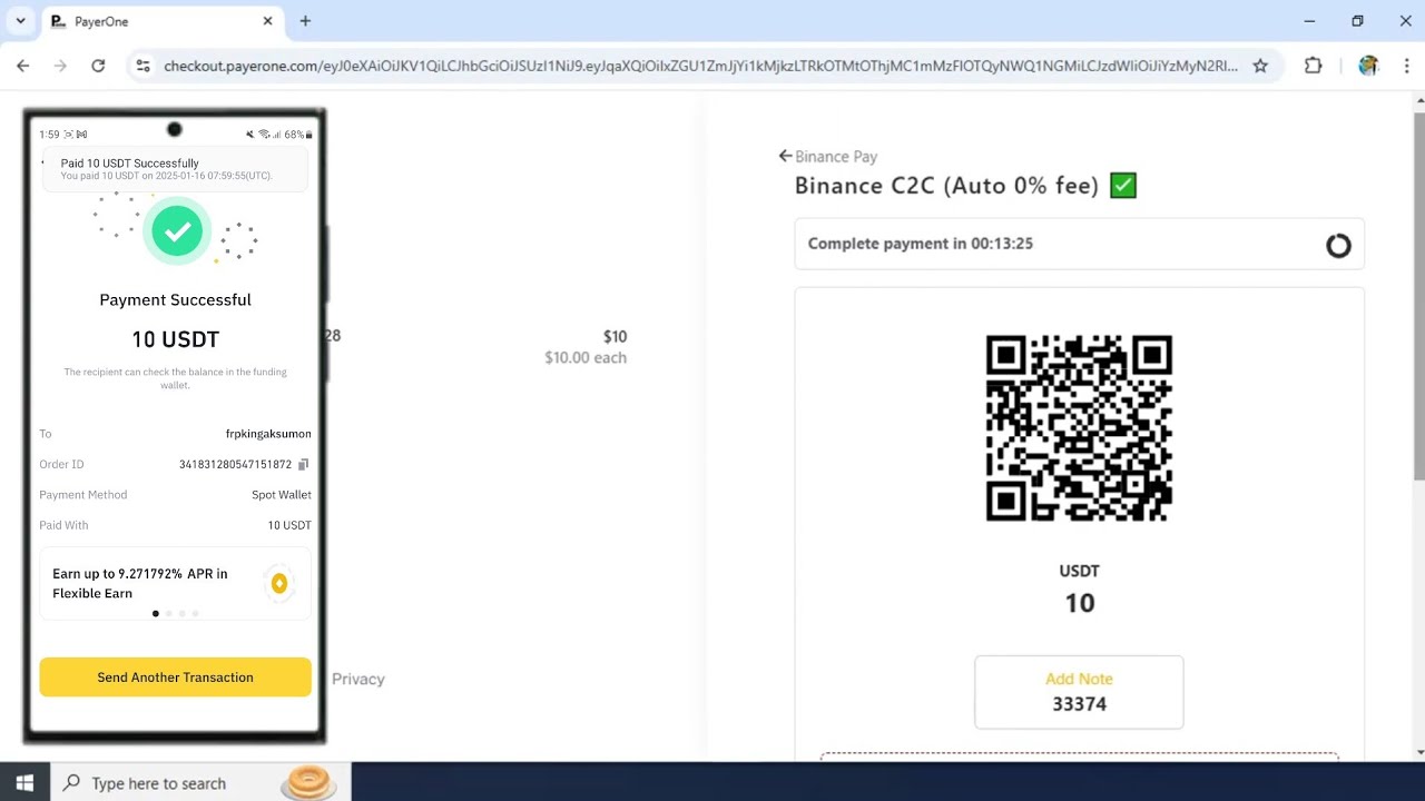 🔥🥳How To Add Funds By Binance C2C Without Fee On FRP King Server ️ ...