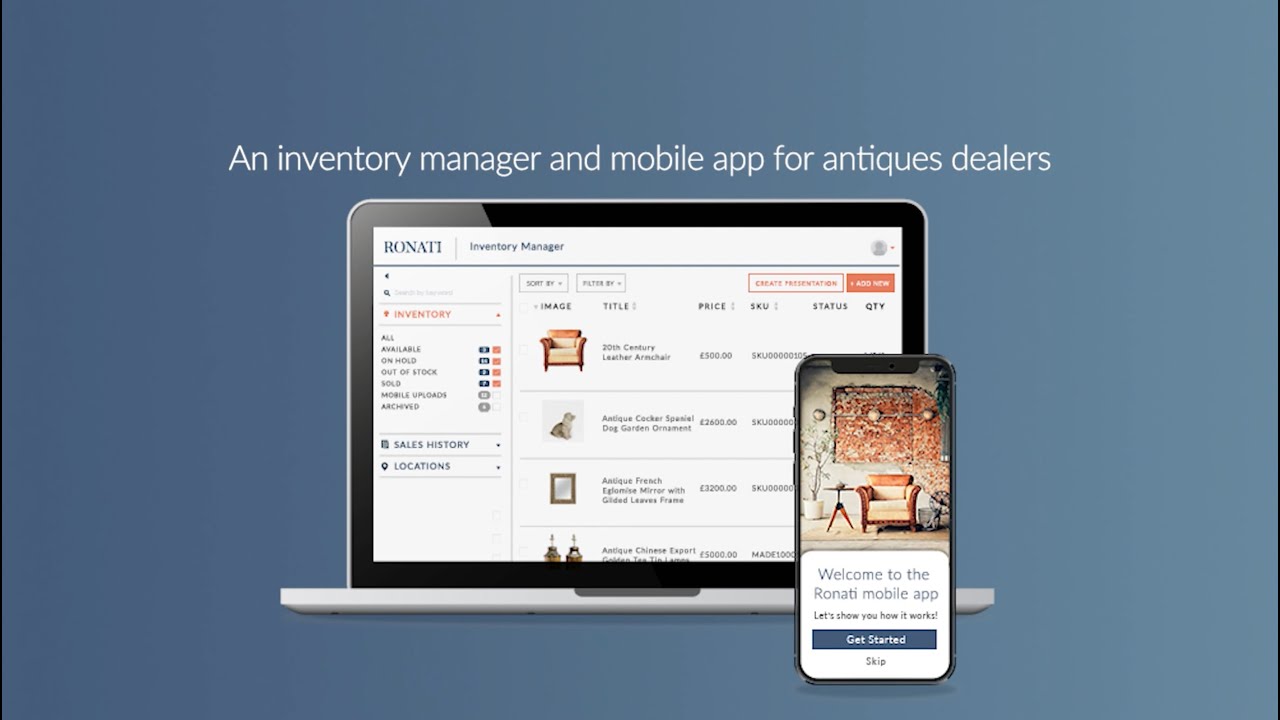 COMING SOON! An Inventory Manager + Mobile App for Antiques Dealers ...