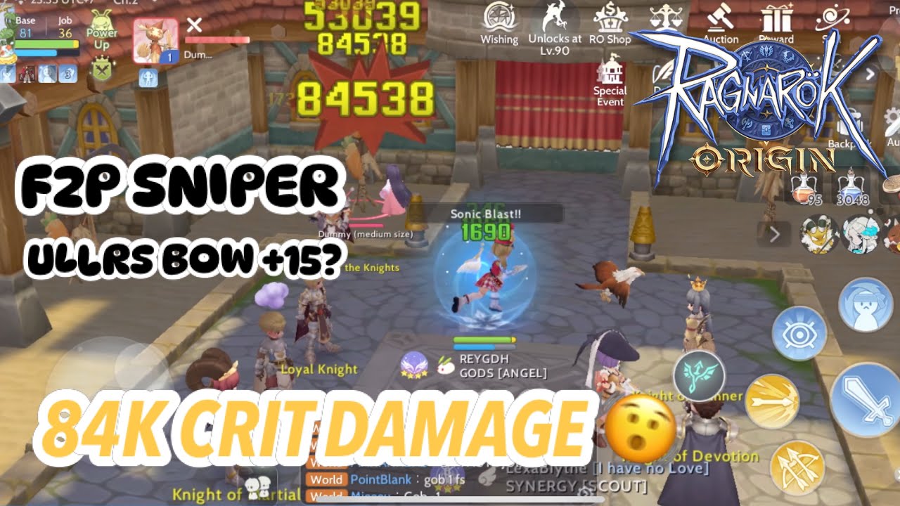 RAGNAROK ORIGIN - F2P SNIPER 84K CRIT DAMAGE HOW? STATS, VERUS CORE ...