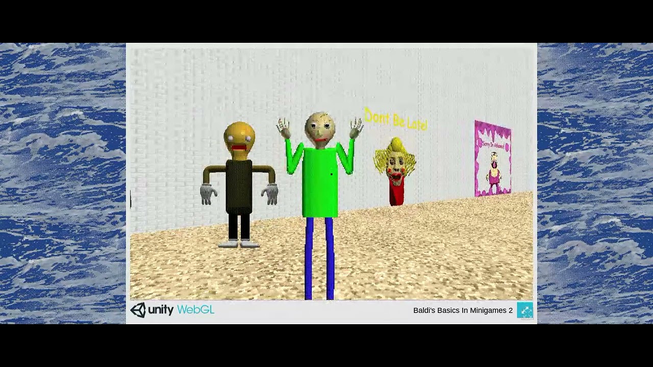 Baldi's Basics in Minigames 2 Gameplay - YouTube