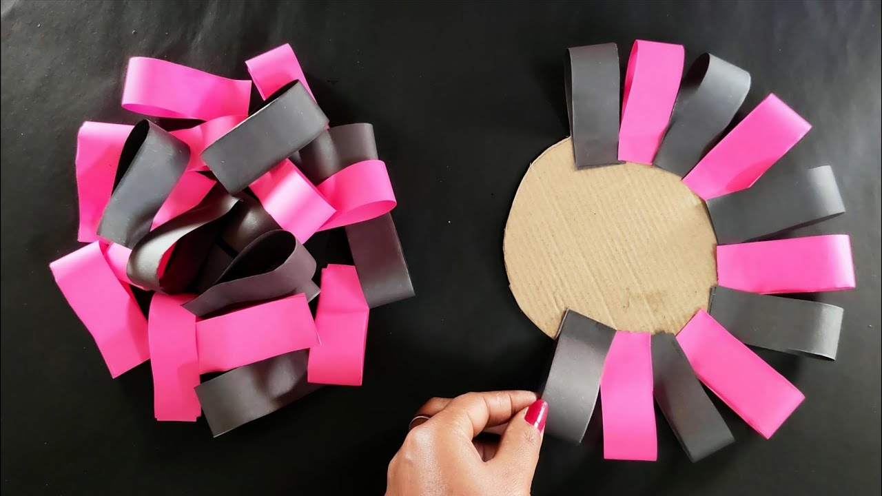 Class decoration ideas easy/chart paper decoration ideas/a4 sheet craft ...