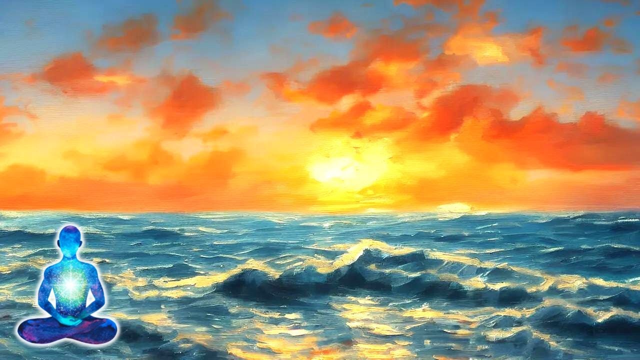 Seashore Oil Paintings & Relaxing Music - Unwind with Tranquil Beach ...