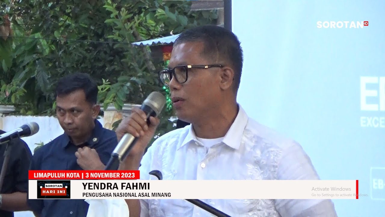 Pengusaha Nasional Yendra Fahmi Berangkatkan Seluruh Guru TK, SD, SMP ...