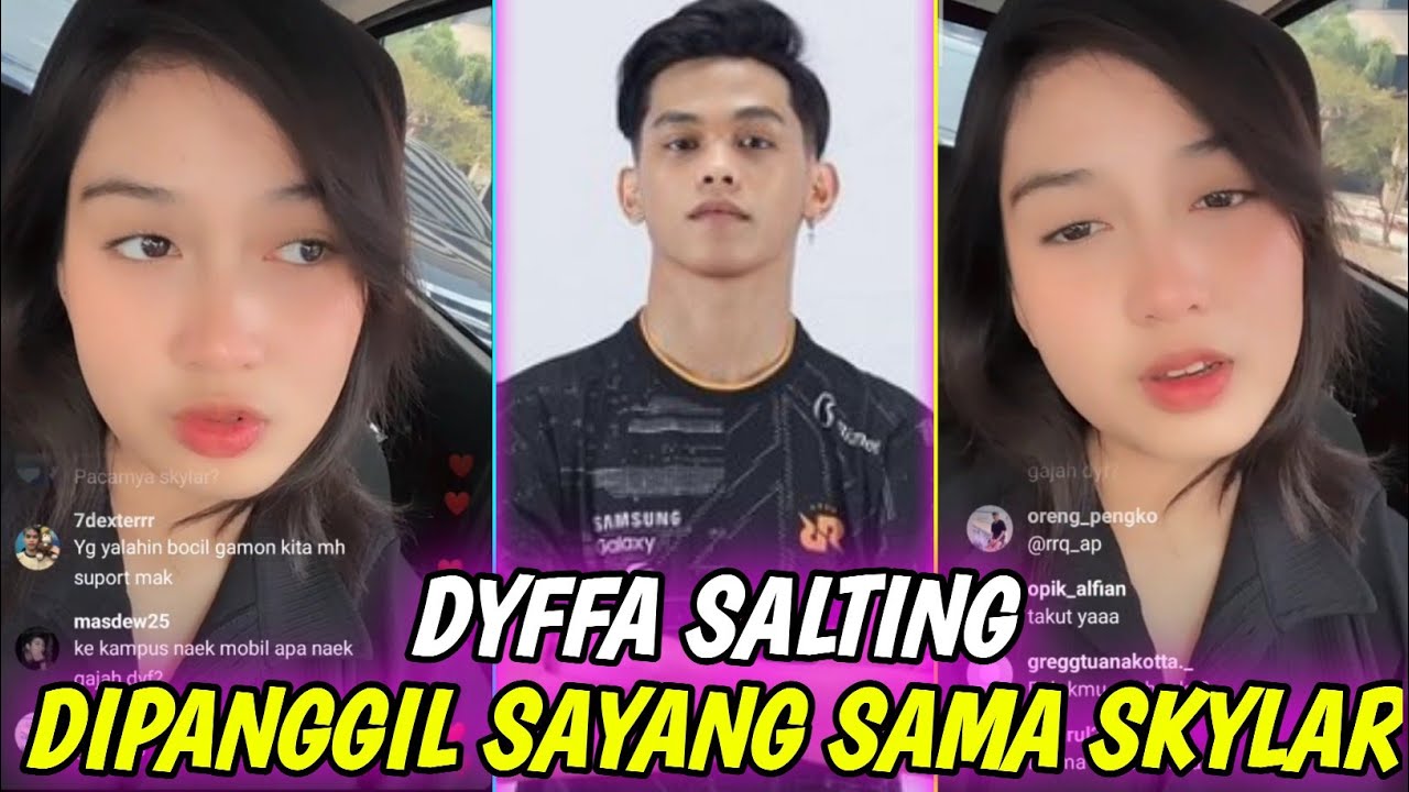 DYFFA SALTING SAAT DITANYA SAYANG SAMA SKYLAR - YouTube