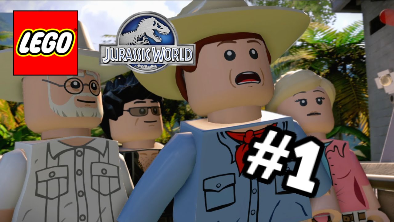 Lego Jurassic World Part 1 - Jurassic Park - Raptor Transfer! - YouTube