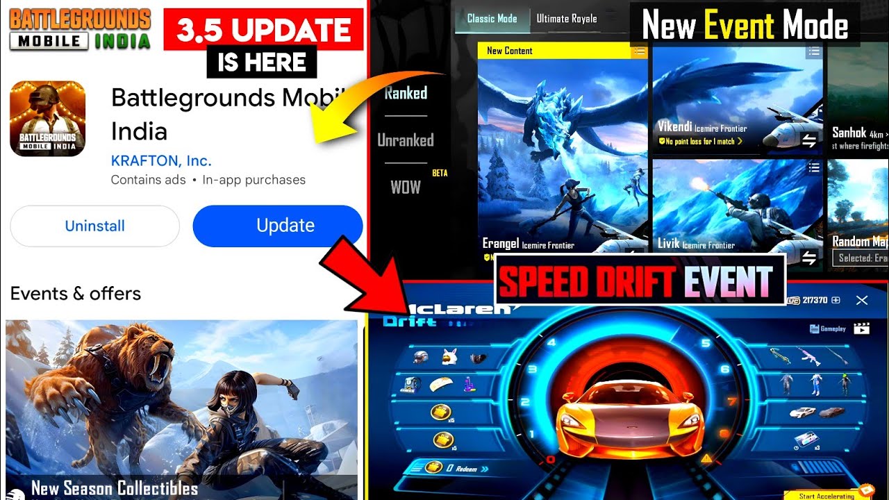 BGMI 3.5 GAME UPDATE IS HERE | BGMI MYTHIC FORGE | BGMI 3.5 UPDATE PLAY ...