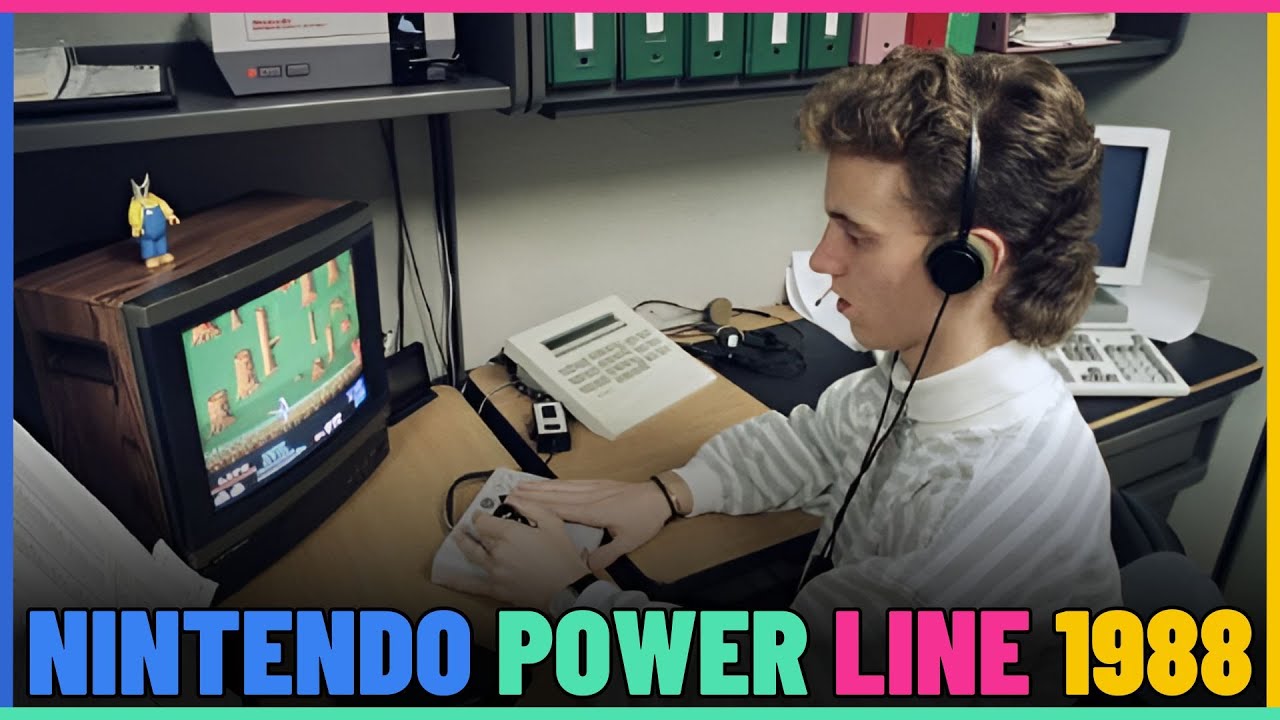 Nintendo Power Line Back In 1988. - YouTube