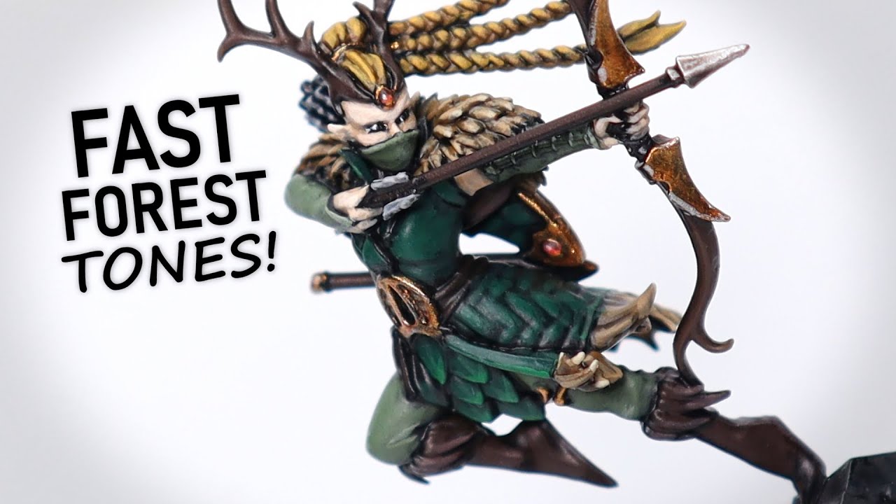 Painting Wood Elves! (Quick Natural Earth Tones!) - YouTube
