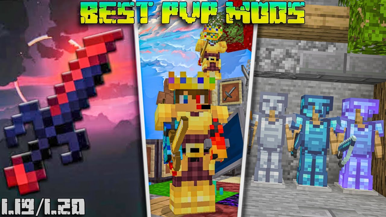 BEST PVP MODS FOR MINECRAFT POCKET EDITION 1.19/1.120 || Mishra Gaming ...