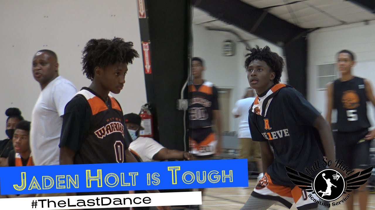 Jaden Holt 2025 playing up on the 15U level - YouTube