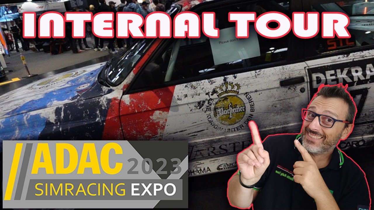 Simracing Expo Adac 2023 una passeggiata insieme a me - YouTube