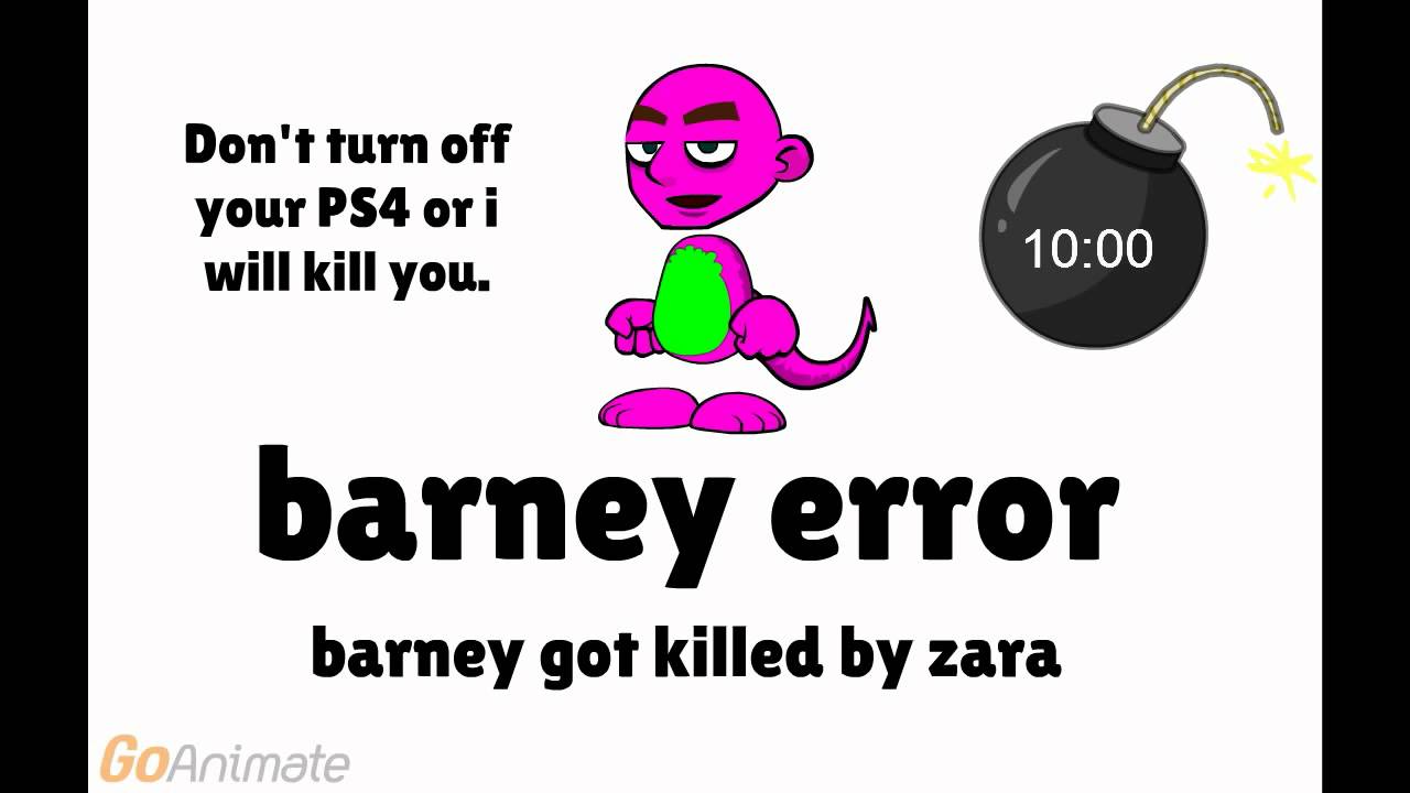 Barney error 7 - YouTube