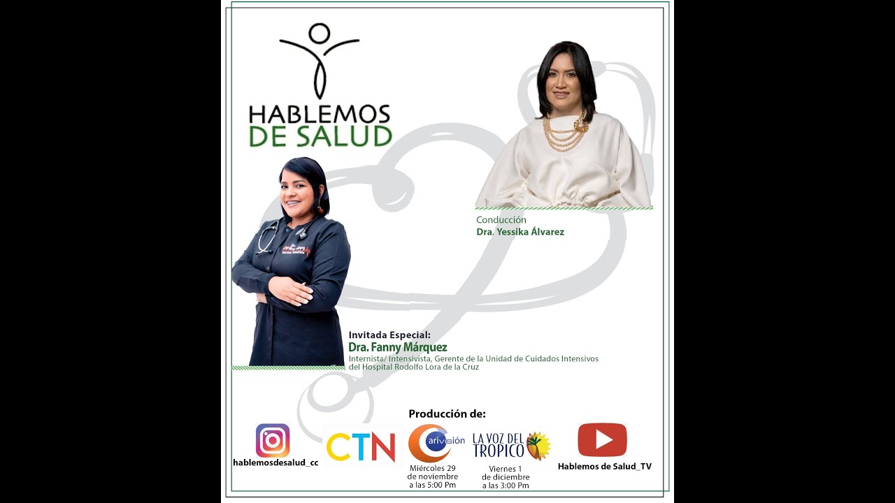 HABLEMOS DE SALUD Dra Fanny Márquez 29 11 2023 - YouTube