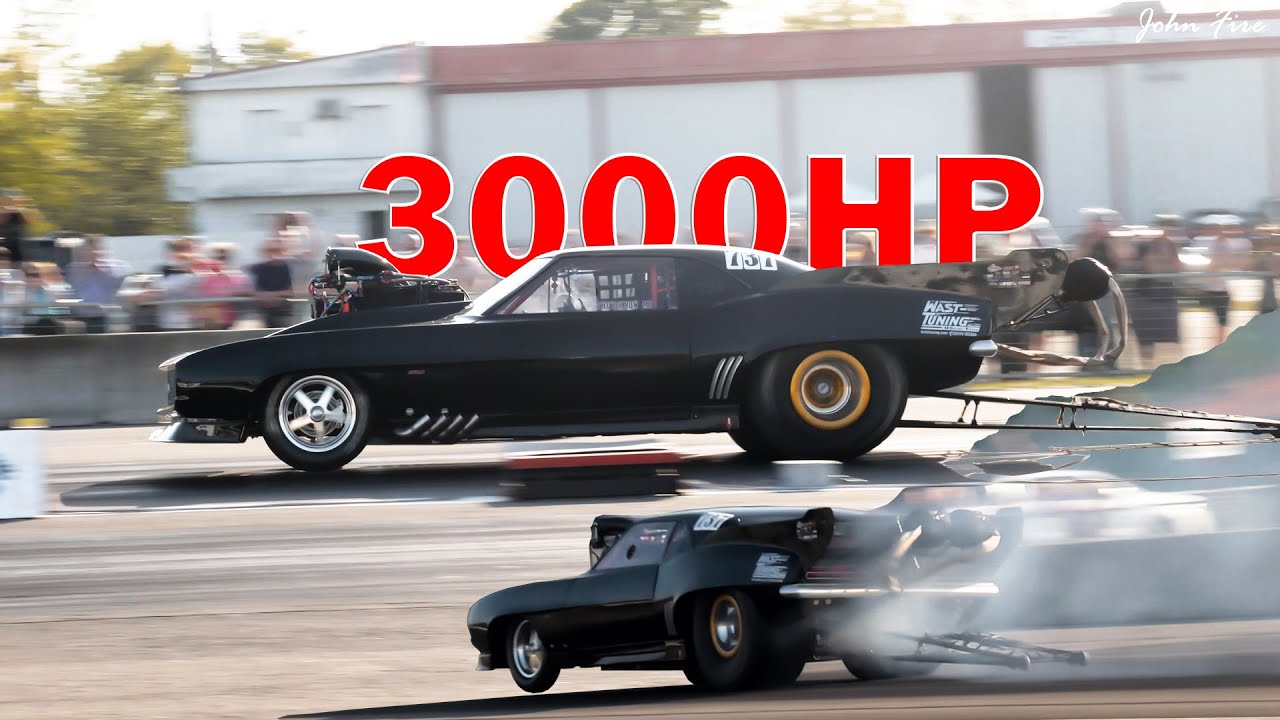 Chevrolet Camaro SS Pro Mod 3000HP - V8 BIG Block SOUNDS & Drag Racing ...
