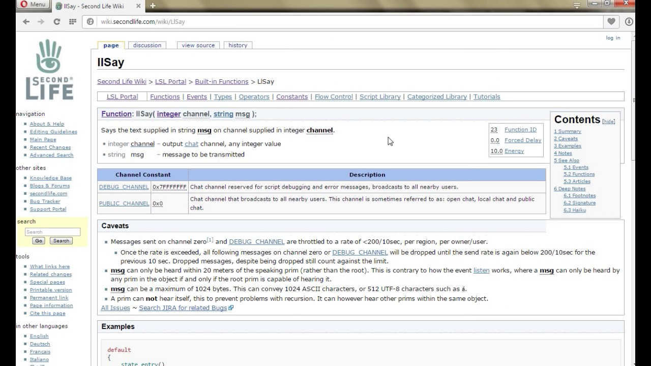 Script Lsl Aula 1 Youtube