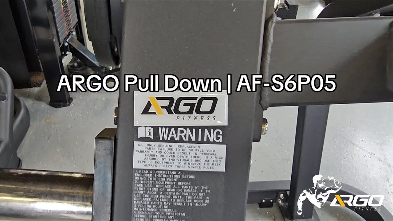 Argo Fitness Pull Down AF S6P05 - YouTube