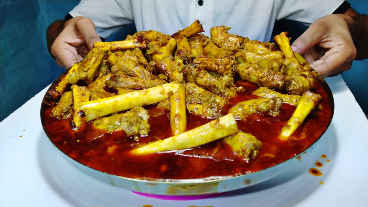 2 Kg Oily Mutton + Chicken Nalli Curry Challenge 😱 Tandoori Roti ...