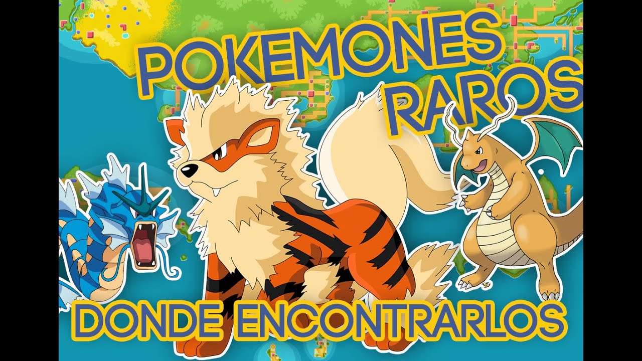 Pokemones raros y donde encontrarlos (y no es libro) - YouTube
