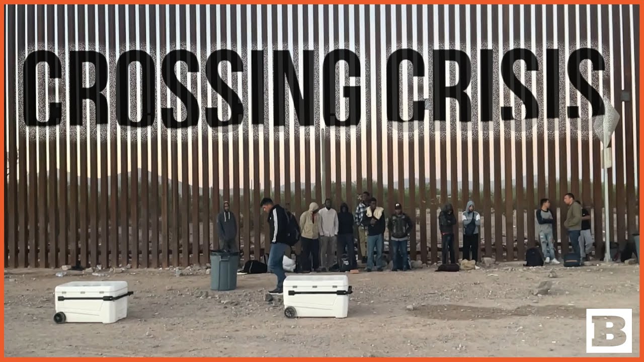 EXCLUSIVE: Large Group of Migrants from Many Nations Cross Border into ...