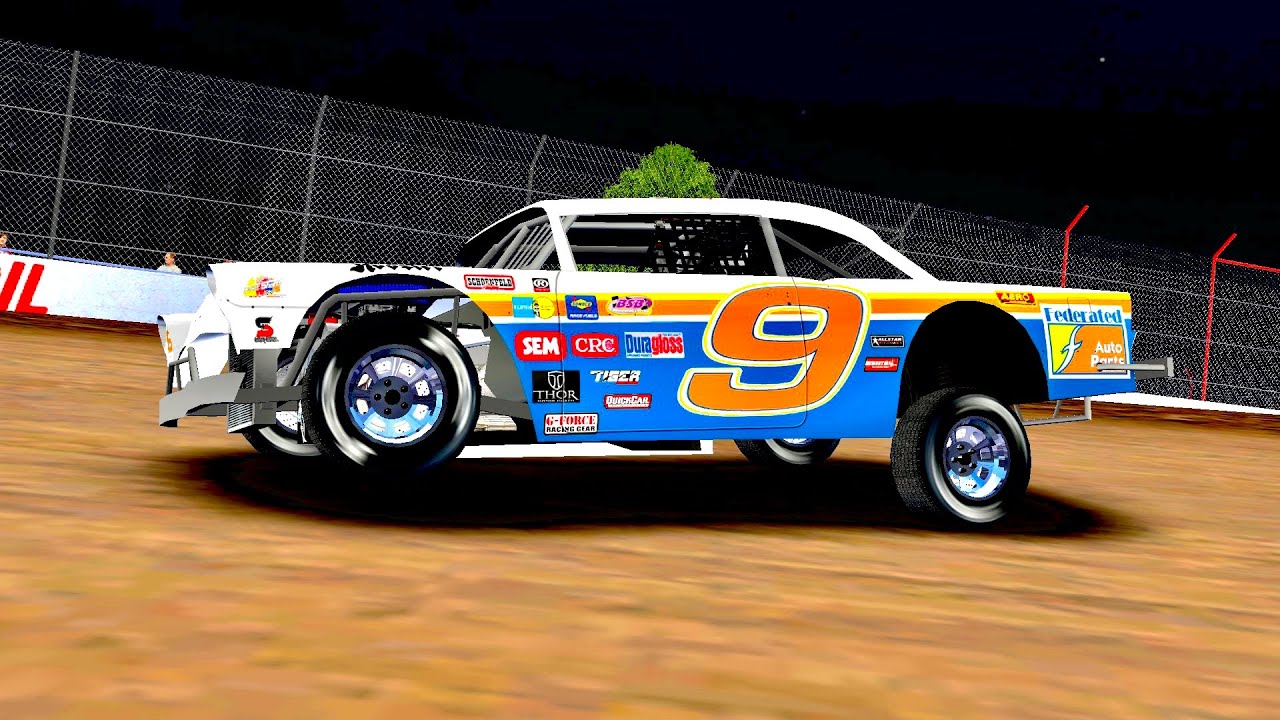 rFactor Dirt Vintage Stock Cars and Super Stocks at Lucas Oil - YouTube