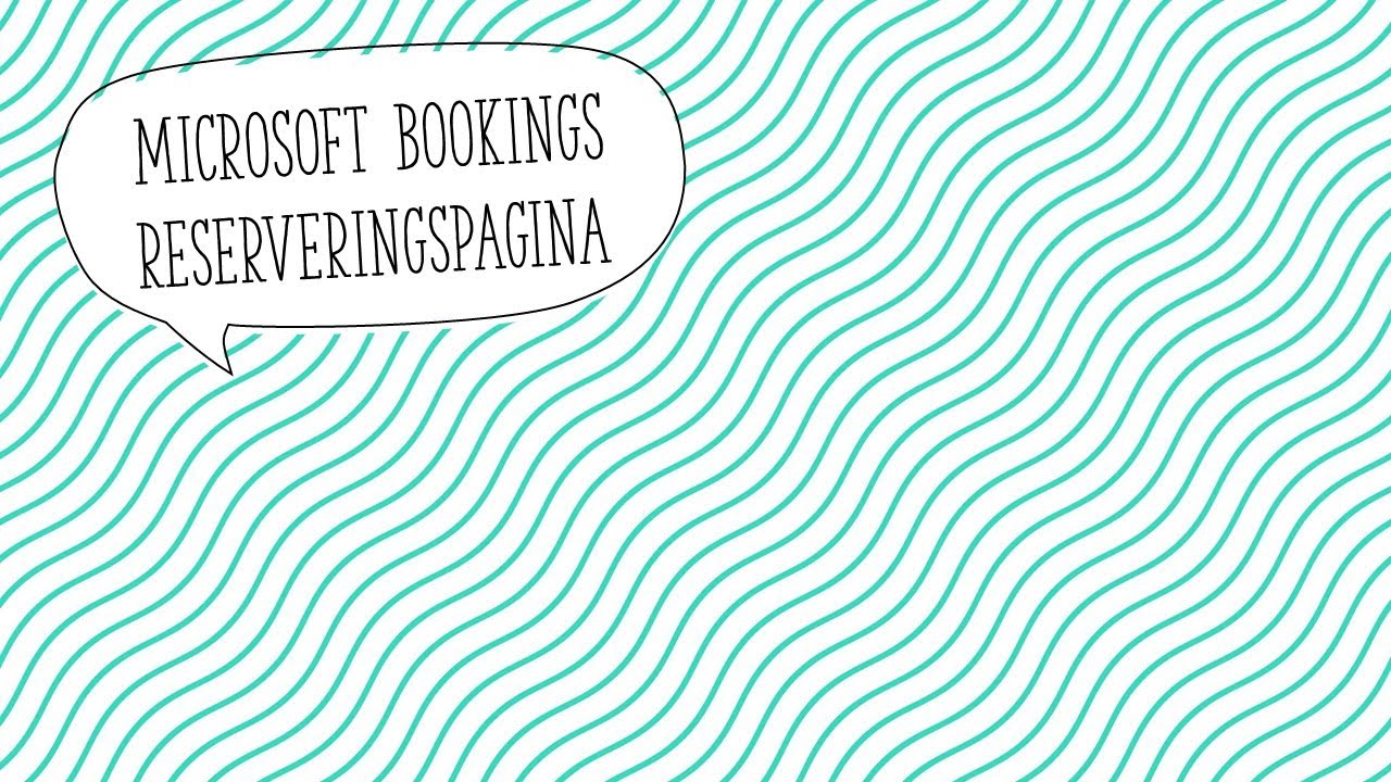 Mentorgesprek via Bookings - Data gesprekken wijzigen - YouTube
