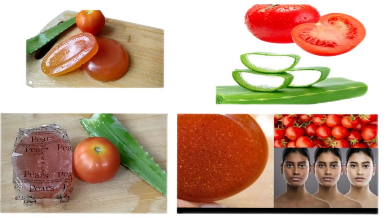skin whitening tomato soap //Homemade natunal Soap//How to make tomato ...