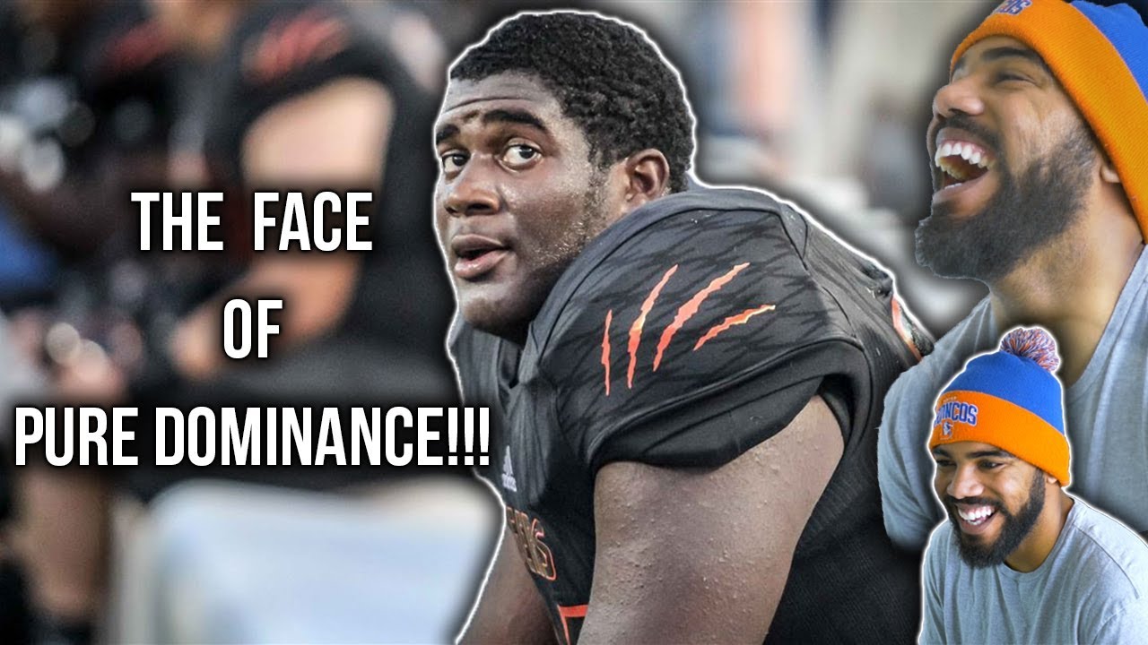 #1 Lineman In The Country MAN HANDLES His Competition!!!- Devontae Dobbs Highlights [Reaction ...