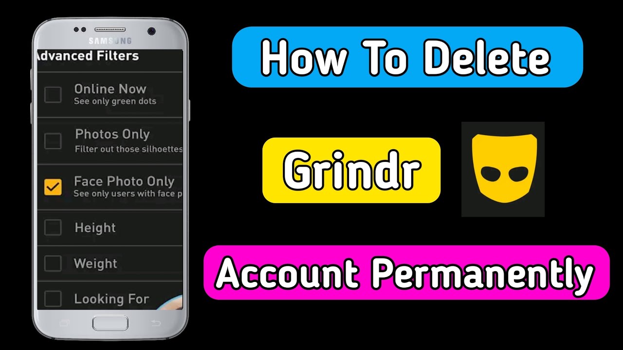 how to delete grindr account permanently | grindr app se account kaise ...