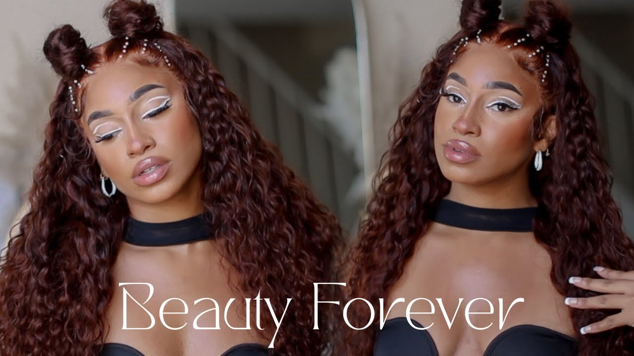 How To Add Rhinestones To Wigs featuring Beauty Forever Water Wave 33b ...