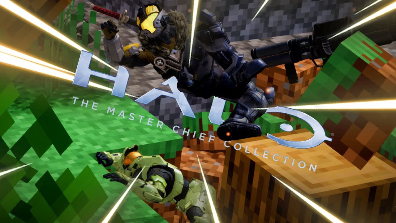 Minecraft, BUT IN HALO 3!! - Halo MCC Custom Games Mods - YouTube