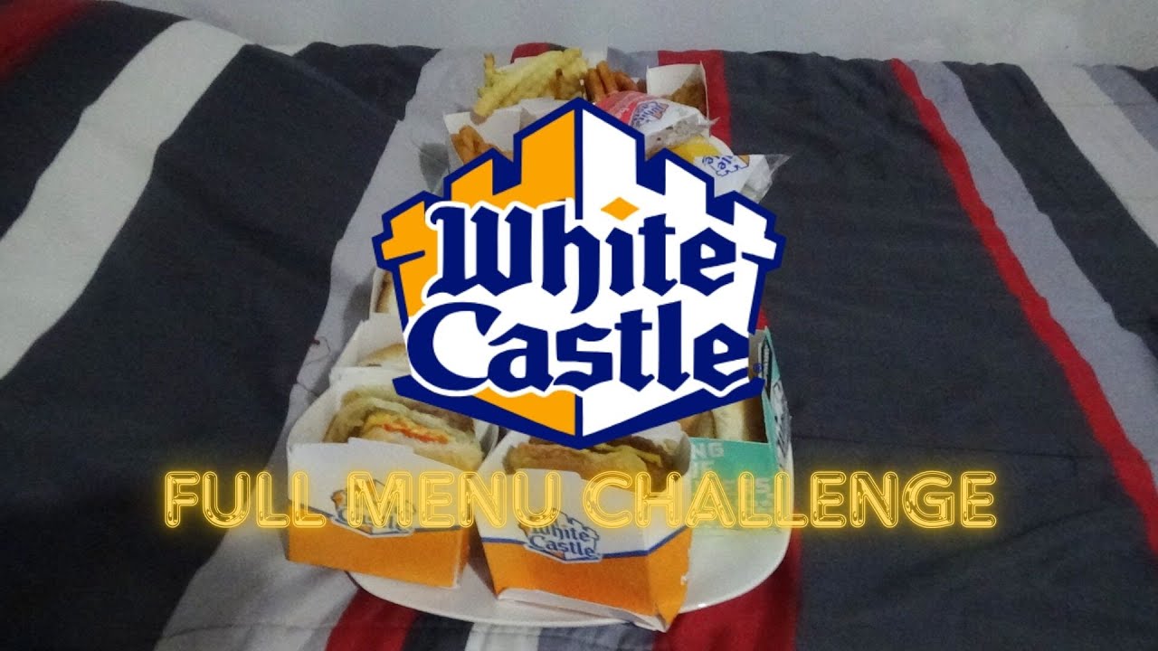 White Castle Full Menu Challenge - YouTube