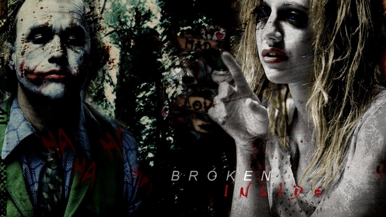 Joker & Harley | BROKEN INSIDE. [DARK AU] - YouTube