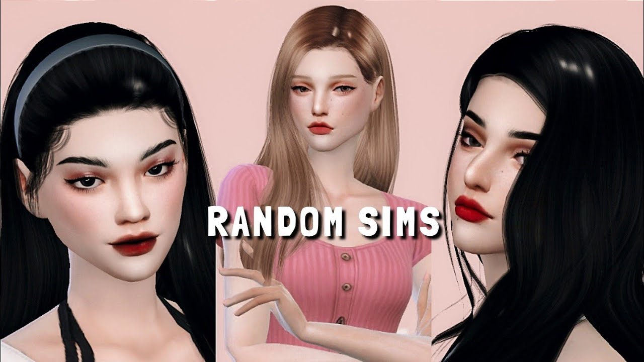 The Sims 4 | RANDOM SIMS | + CC Links | #1 - YouTube