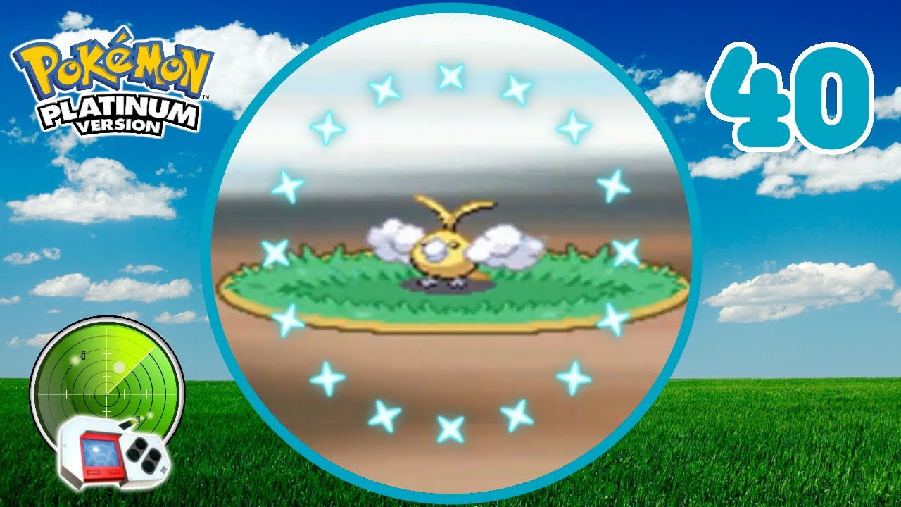 [LIVE] Shiny Swablu in Platinum after 40 Radar Chain! - YouTube