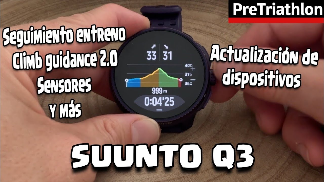 Actualización Suunto Q3 para RACE, RACE S, VERTICAL y 9PP - YouTube