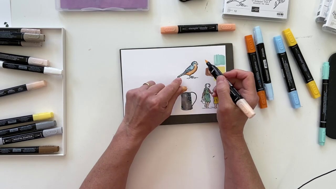 Benefits & Basic Techniques using Stampin' Blends - YouTube